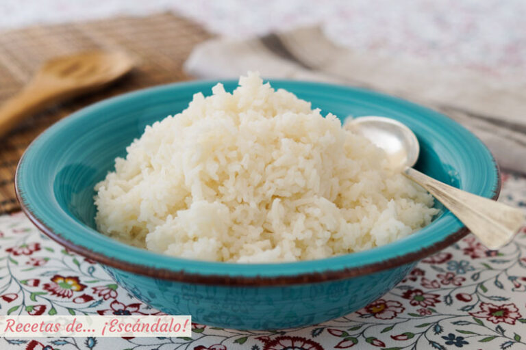 Cómo hacer arroz blanco y que te quede perfecto - Recetas de ¡Escándalo!