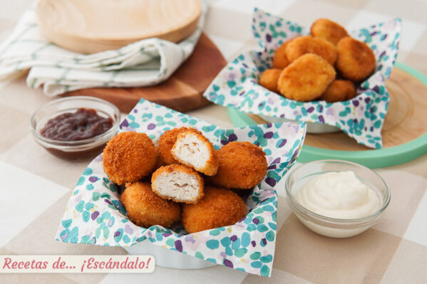 Receta de nuggets de pollo caseros y jugosos - Recetas de ¡Escándalo!
