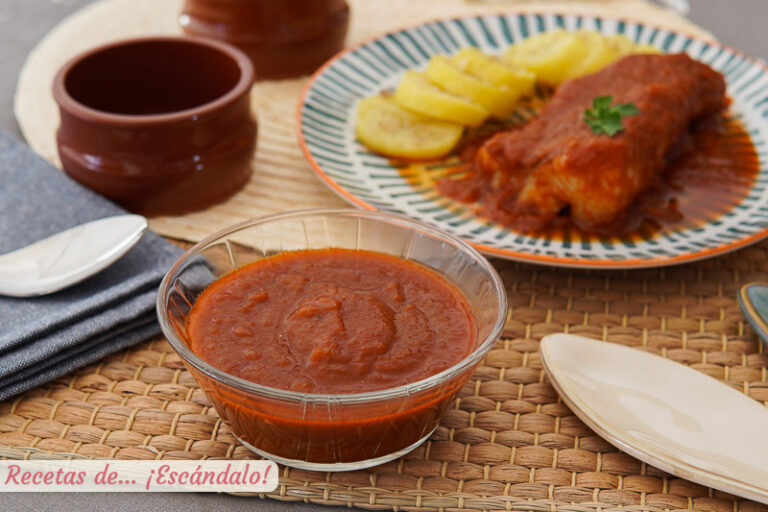Salsa vizcaína casera y tradicional, muy sabrosa y fácil - Recetas de ...
