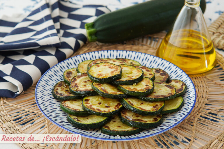 Receta de calabacín a la plancha, tierno y sabroso - Recetas de ¡Escándalo!